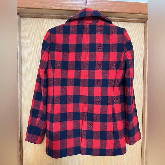 J. Crew | Jackets & Coats | J Crew Red Buffalo Check Jacket Never Worn ...